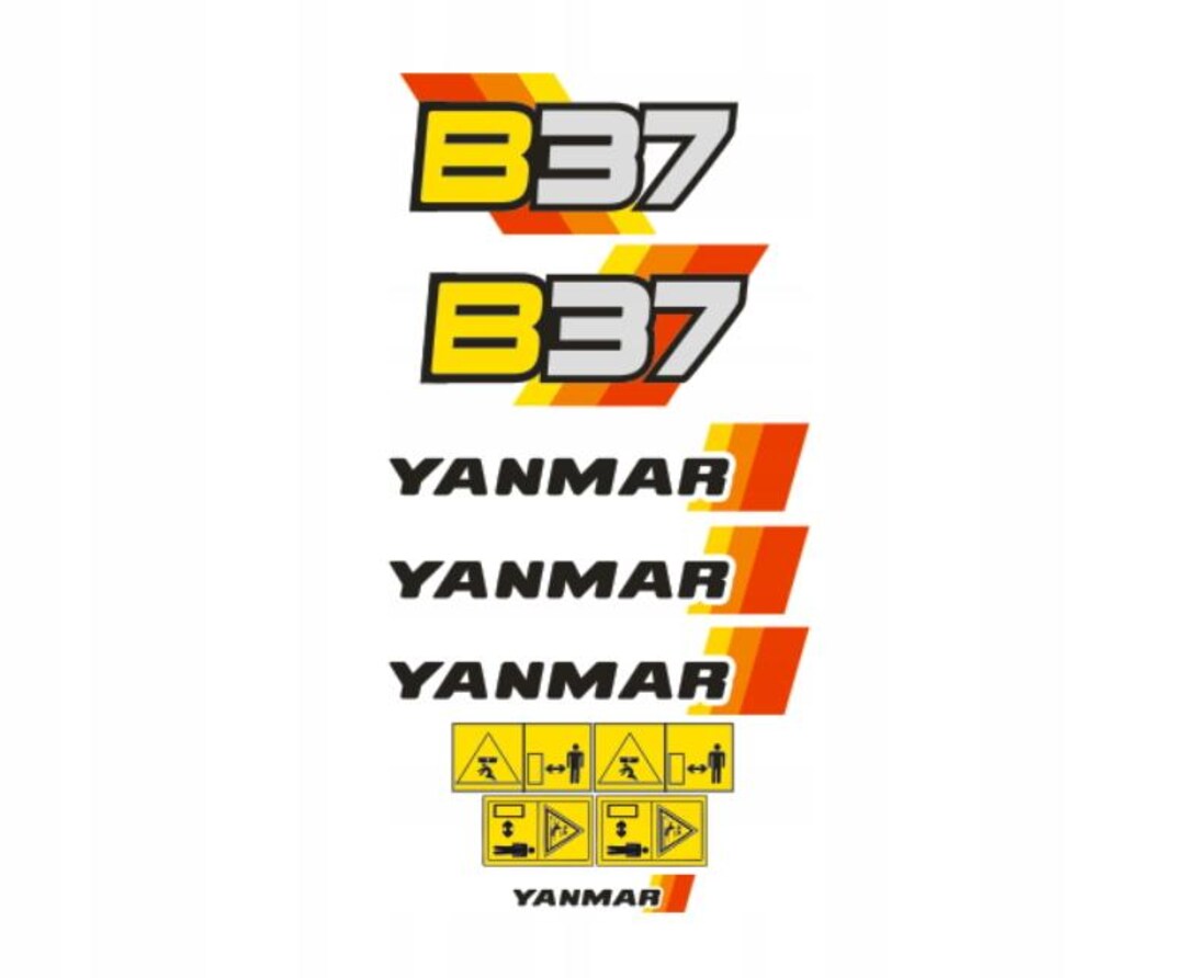Sticker Decal - YANMAR B37 - Etsy