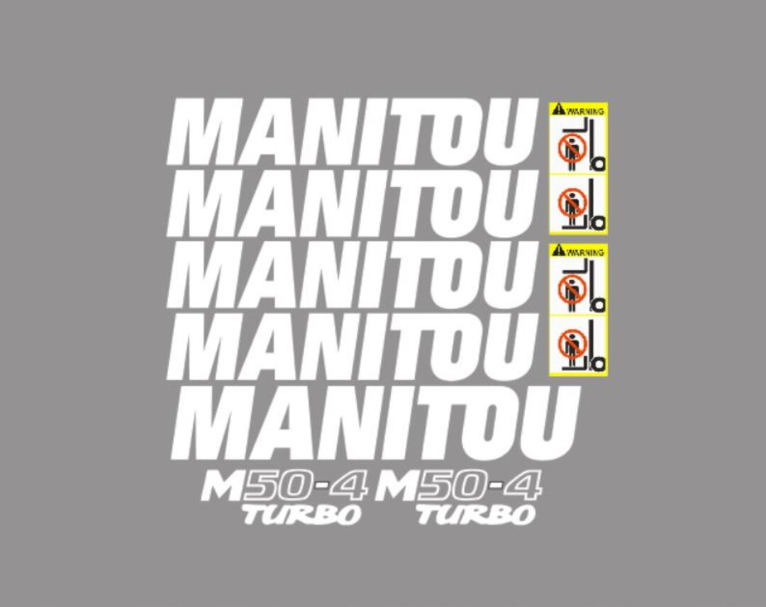 Sticker Decal MANITOU M50-4 TURBO - Etsy
