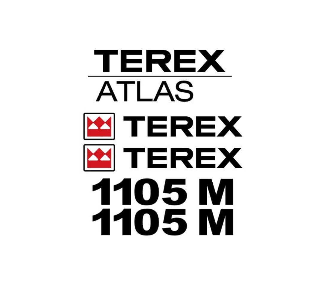 Sticker Decal TEREX 1105 M - Etsy