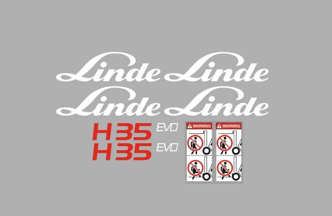 Sticker Decal - LINDE H35 EVO - Etsy