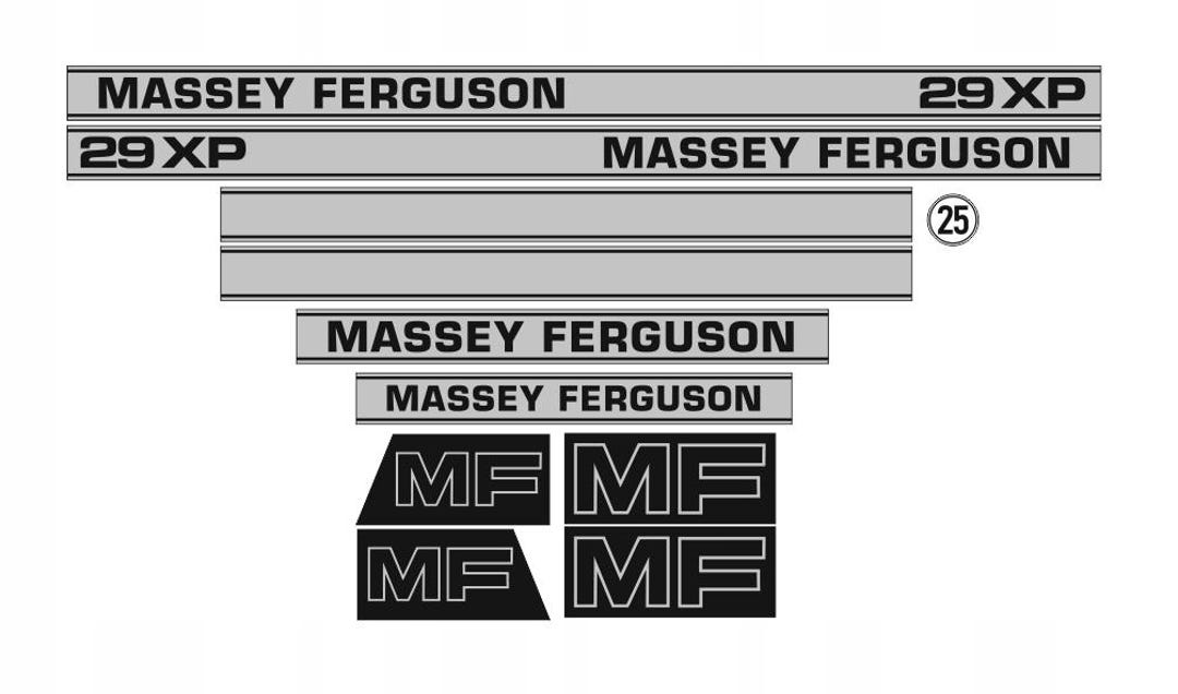 Sticker Decal - MASSEY FERGUSON MF 29XP - Etsy