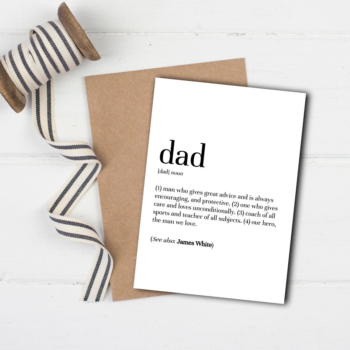 Customize Father's Day Card, Printable Father's Day Card, Template ...
