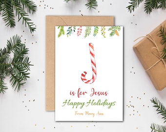 J Candy Cane for Jesus - Etsy