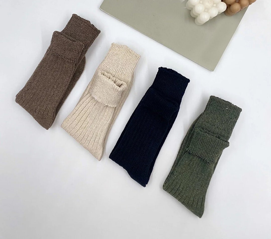 4 Pairs - Warm Wool Socks, High Quality Wool Winter Socks for Men and ...