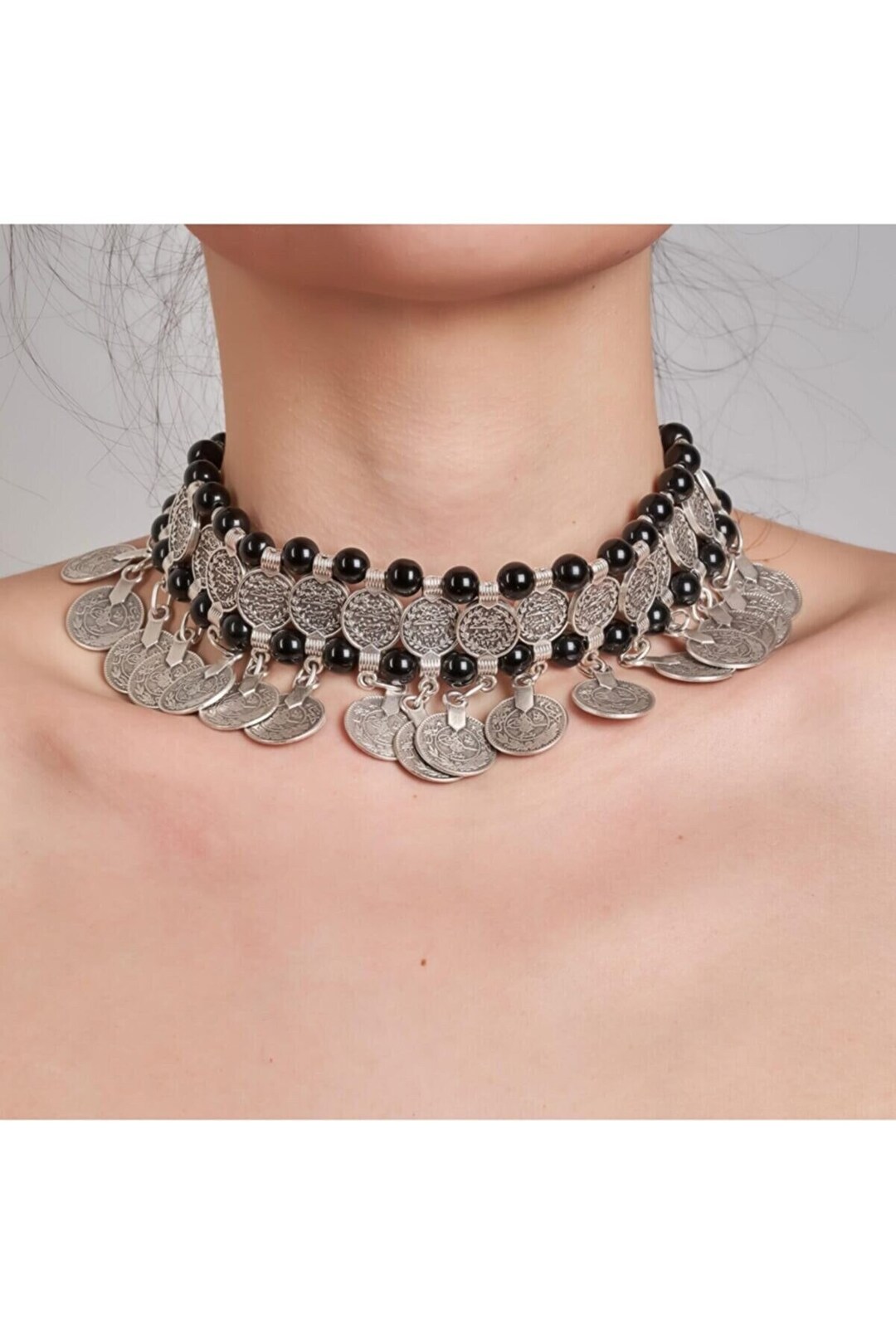 Goth Chic Choker - Goth Style Choker Necklace - Edgy Jewelry - Etsy