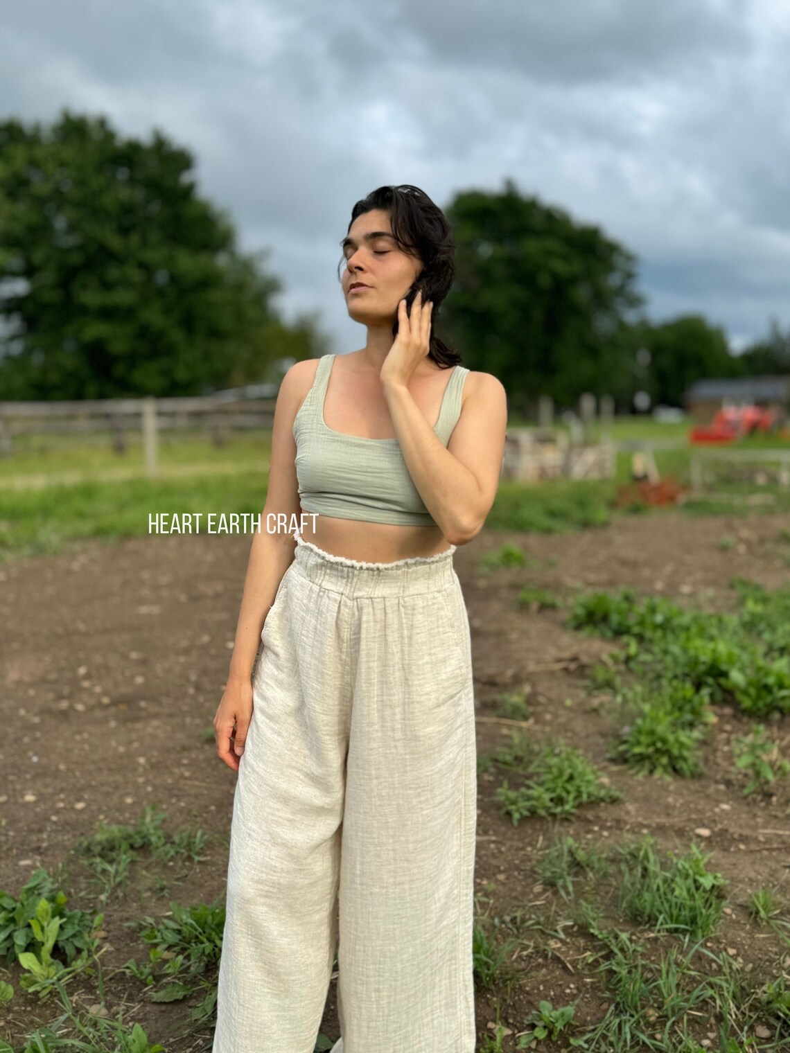 Winter Hemp White Organic Cotton Pants - Lightweight Comfy Pants ...