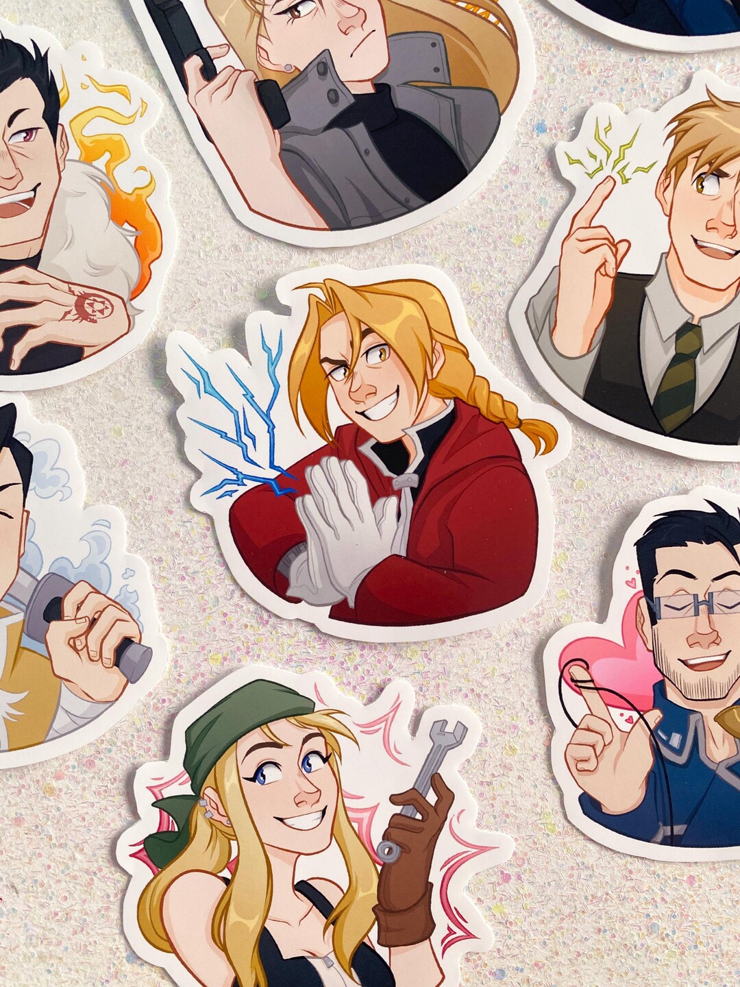 Fullmetal Alchemist | Character Stickers - Etsy