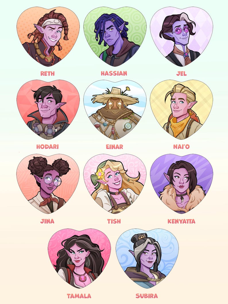 Palia | Romance Stickers - Etsy