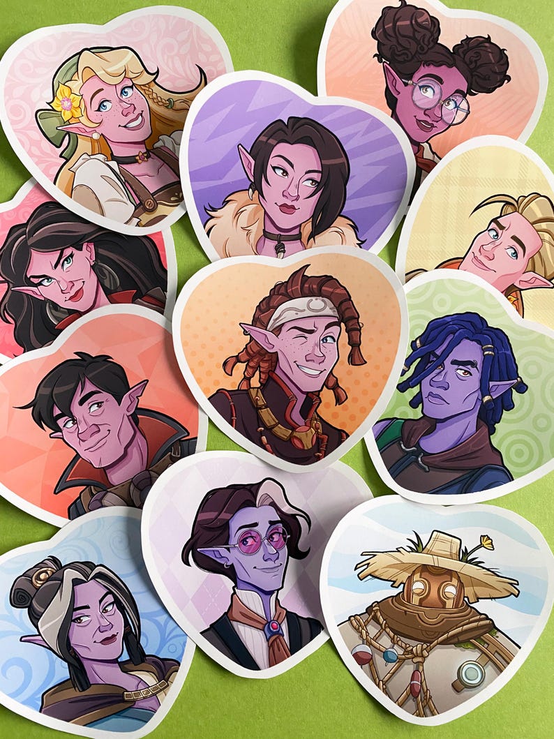 Palia | Romance Stickers - Etsy