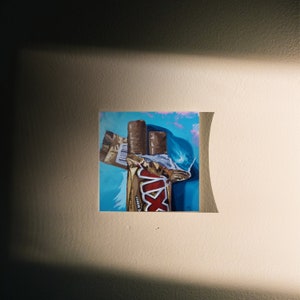 Original Twix Candy Bar Acrylic Painting | 8 X 8" | on Acid Free Paper ...