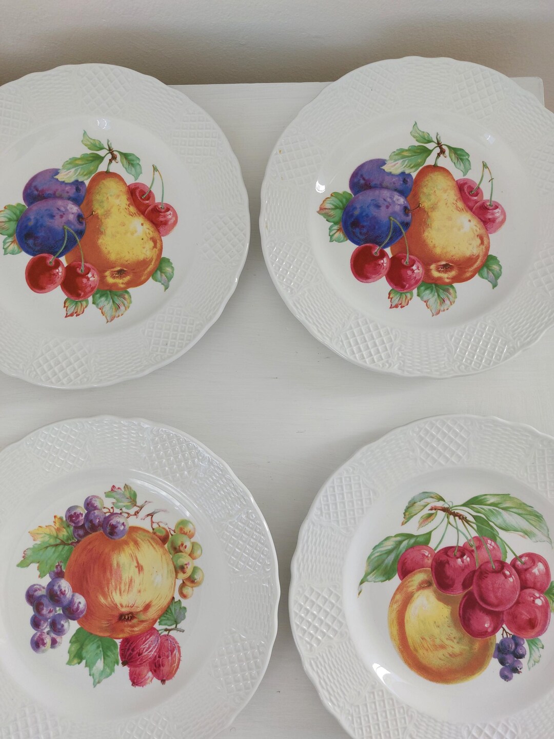 Set of 8 Vintage Marlborough Simpsons Dessert Plates Made in England ...