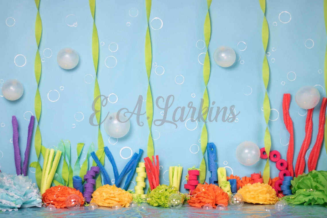 Under the Sea Digital Background | Etsy