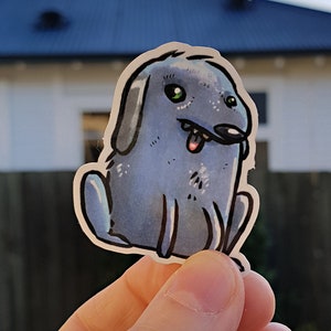 Terry the Dog Die Cut Vinyl Sticker - Etsy