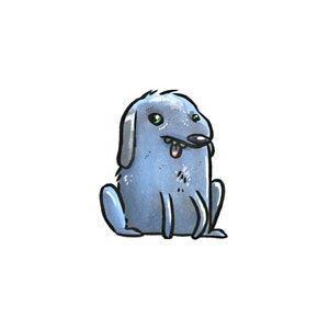 Terry the Dog Die Cut Vinyl Sticker - Etsy