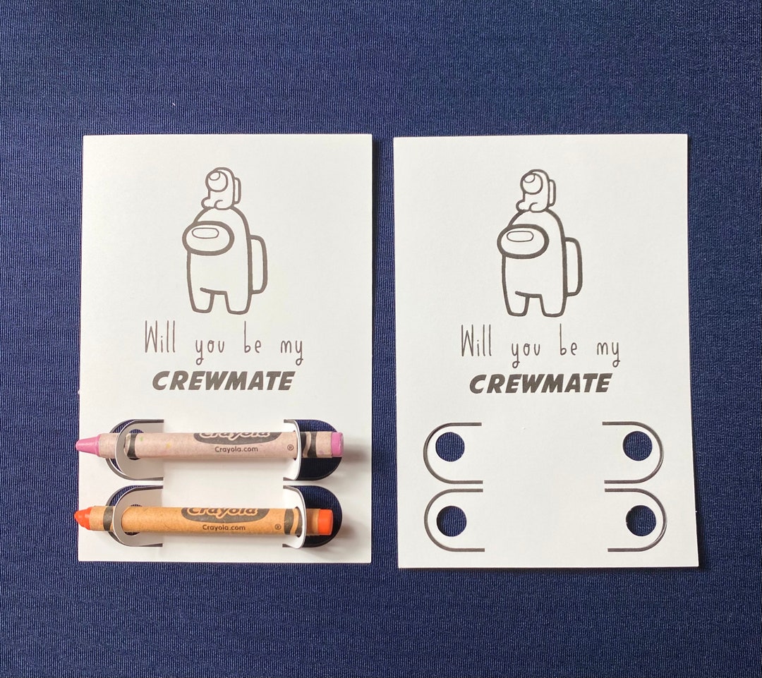 Among Us Valentines Day Cards - Etsy