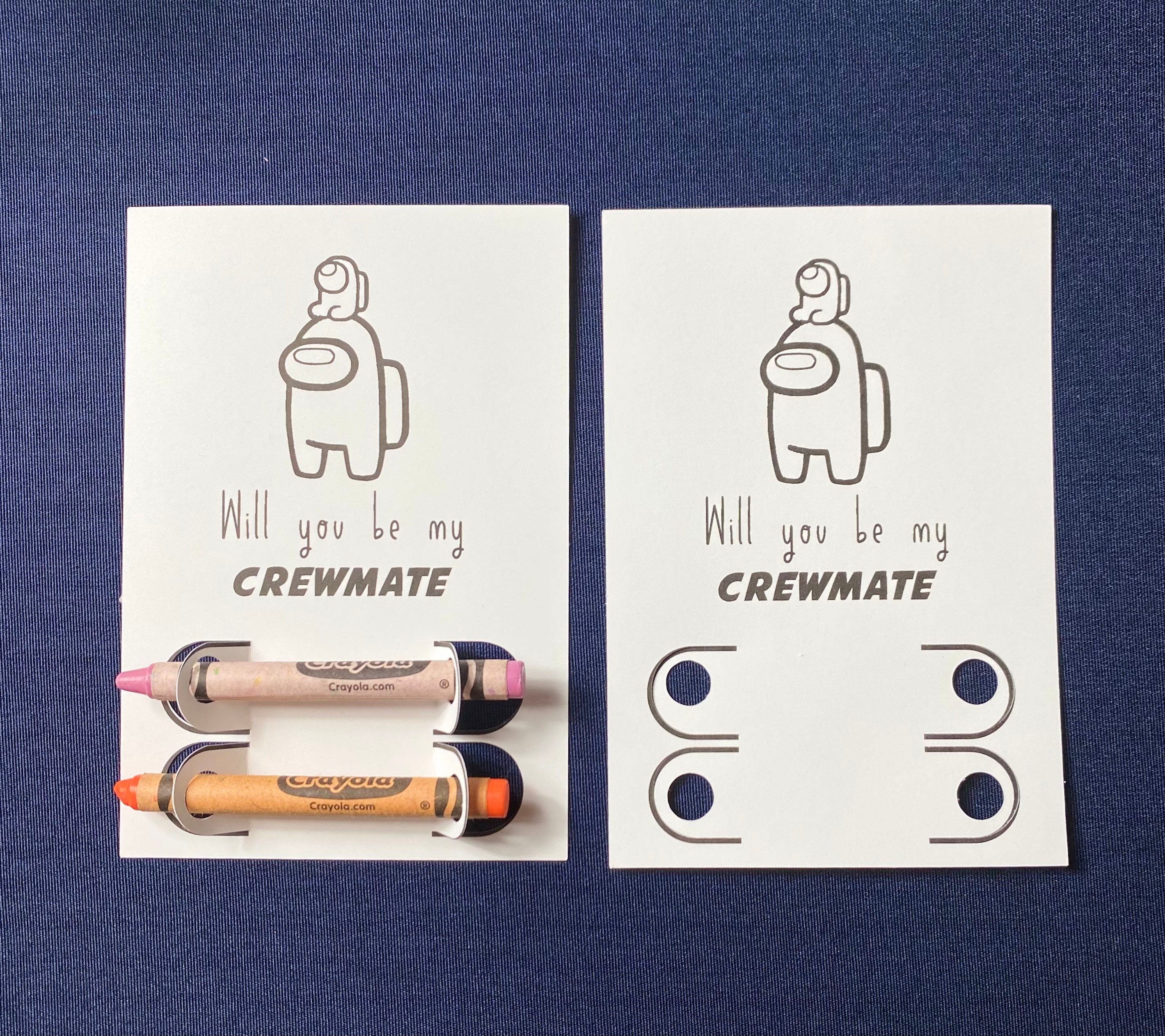 Among Us Valentines Day Cards - Etsy