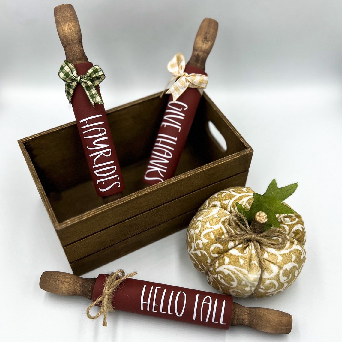 Fall Mini Rolling Pin, Stocking Stuffer, Hostess Gift for Her, Birthday ...