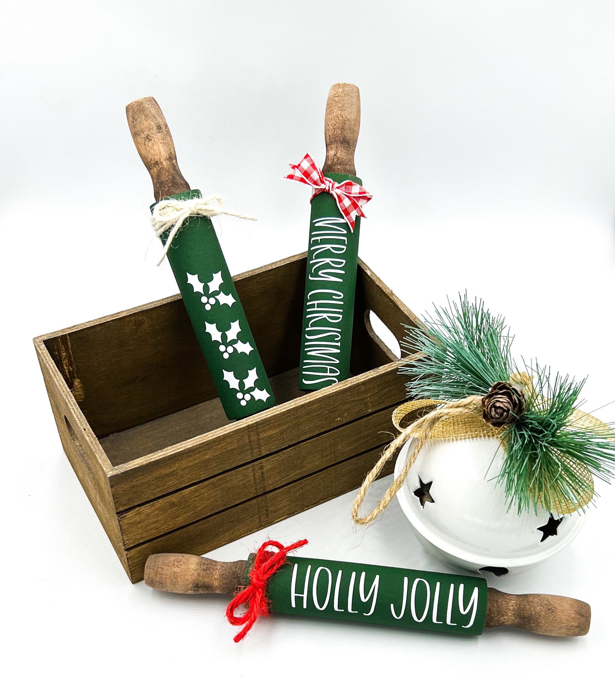 Christmas Mini Rolling Pin, Stocking Stuffer, Christmas Gift for Her ...