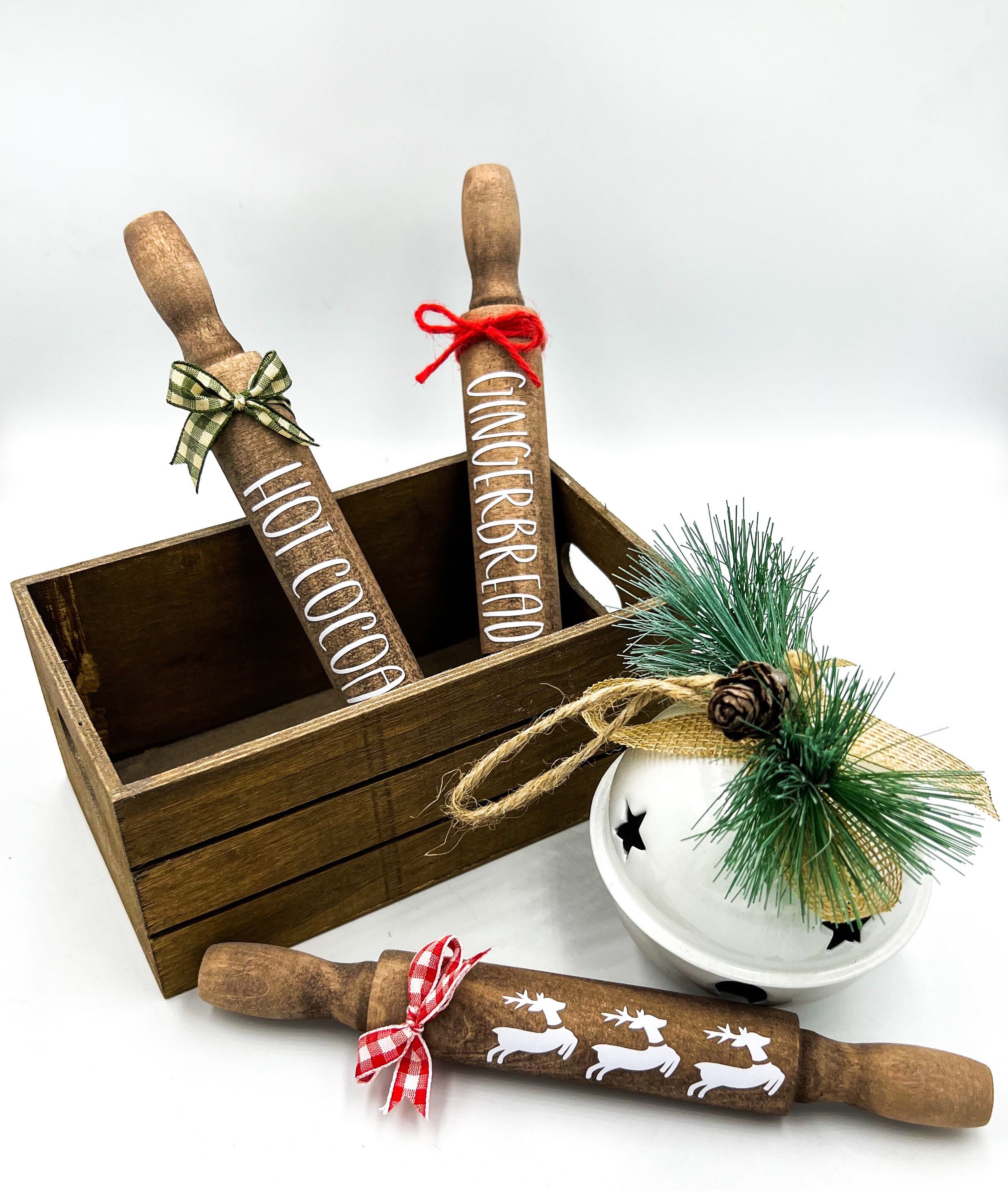 Christmas Mini Rolling Pin, Stocking Stuffer, Christmas Gift for Her ...