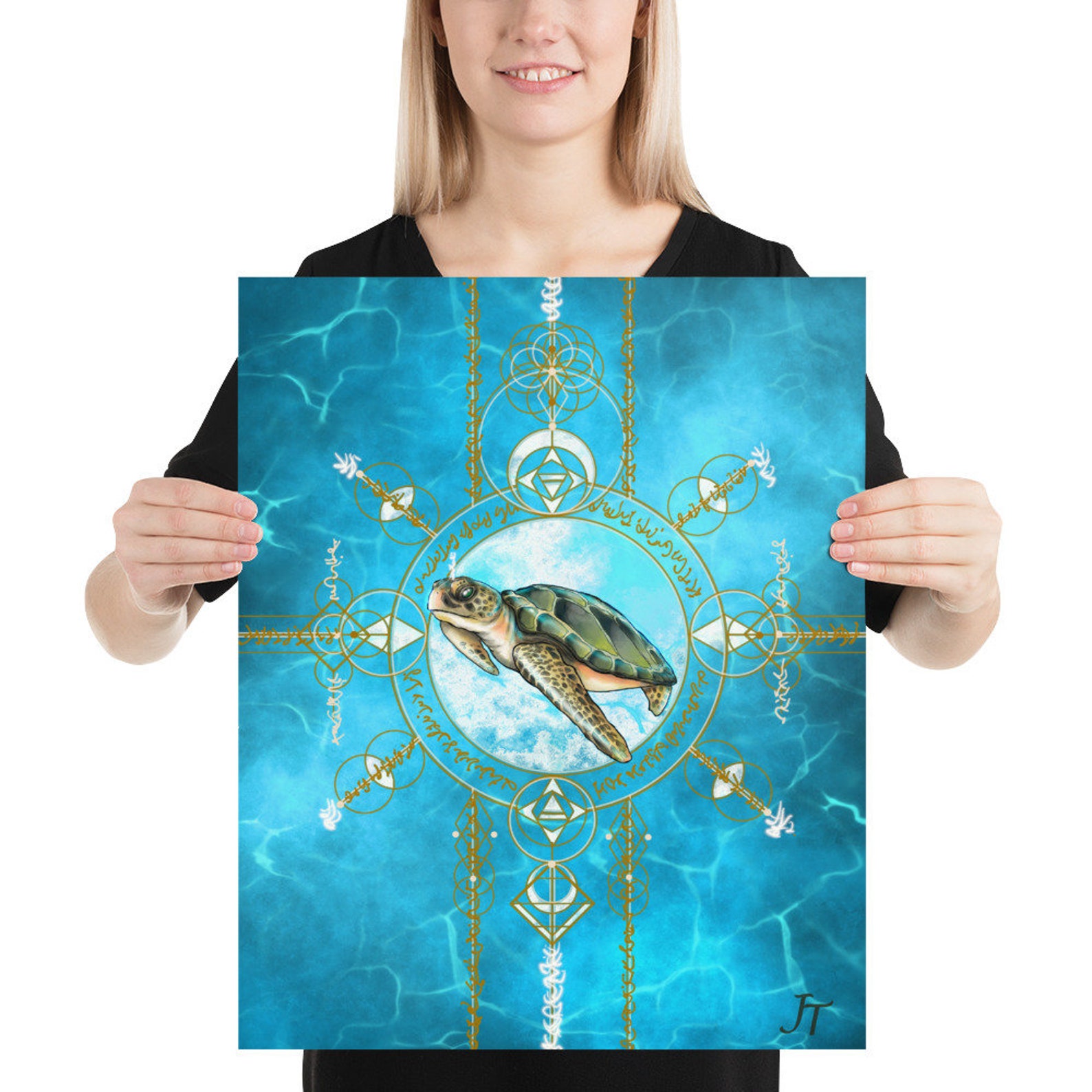 Turtle Light Language Activation Code Poster - Etsy