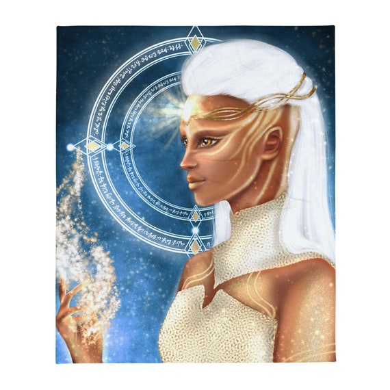 Throw Blanket Lemurian High Priestess Activation | Etsy