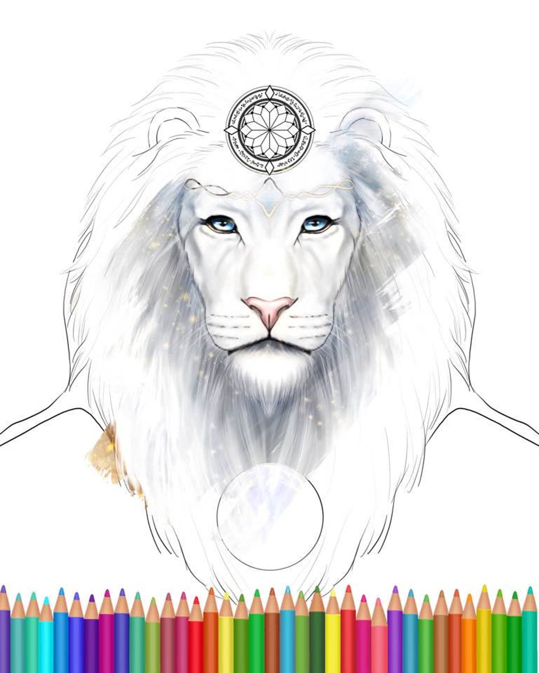 Printable Coloring Page, Lyran High Council Light Language Code Digital ...