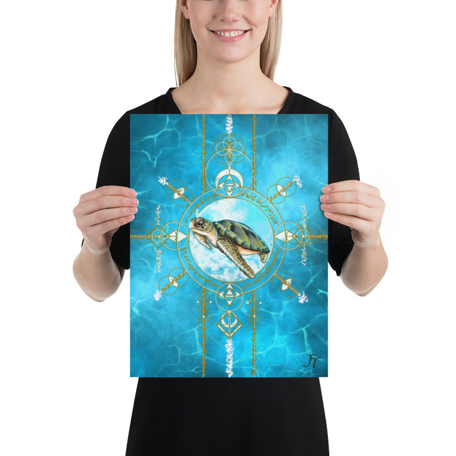 Turtle Light Language Activation Code Poster - Etsy