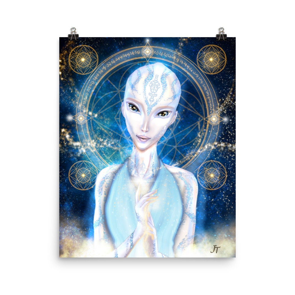 Andromedan Light Language Activation Code Digital Art Print - Etsy ...