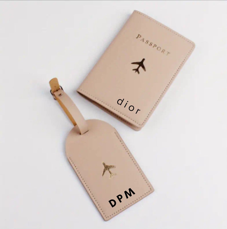 Passport + Luggage Tag - Etsy