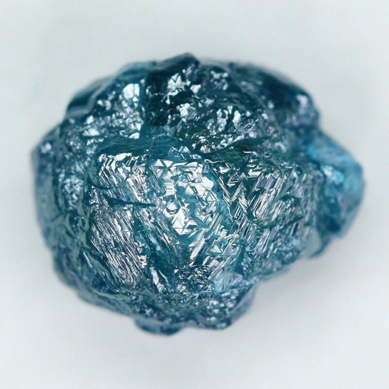 Rough Blue Diamond - Etsy