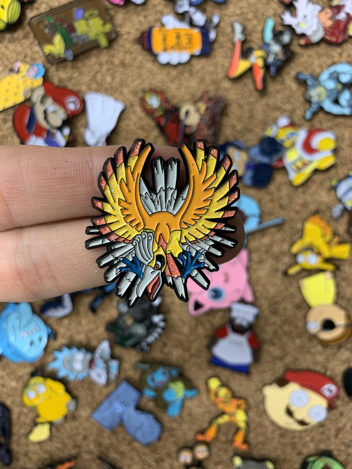 Shiny Ho-Oh Pokemon Custom Enamel Pin Pins Pin Badge Enamel | Etsy