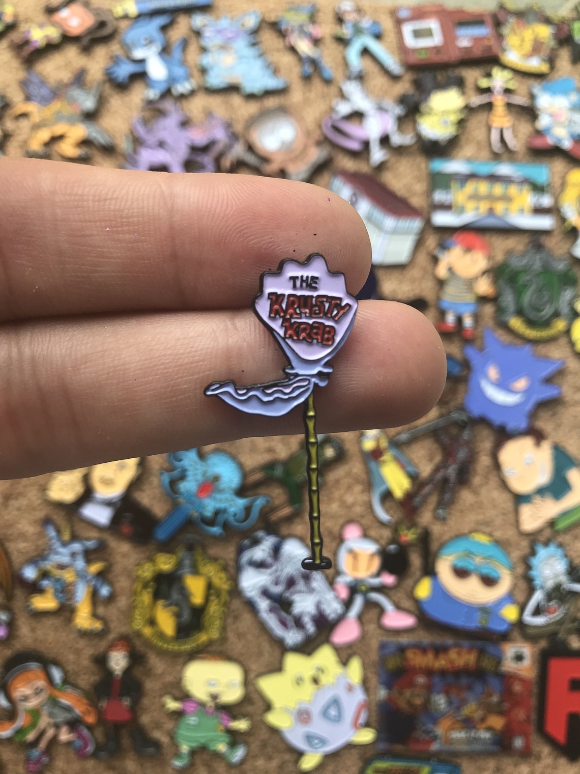 Krusty Krab Sign Restaurant Spongebob Custom Enamel Pin Pins | Etsy