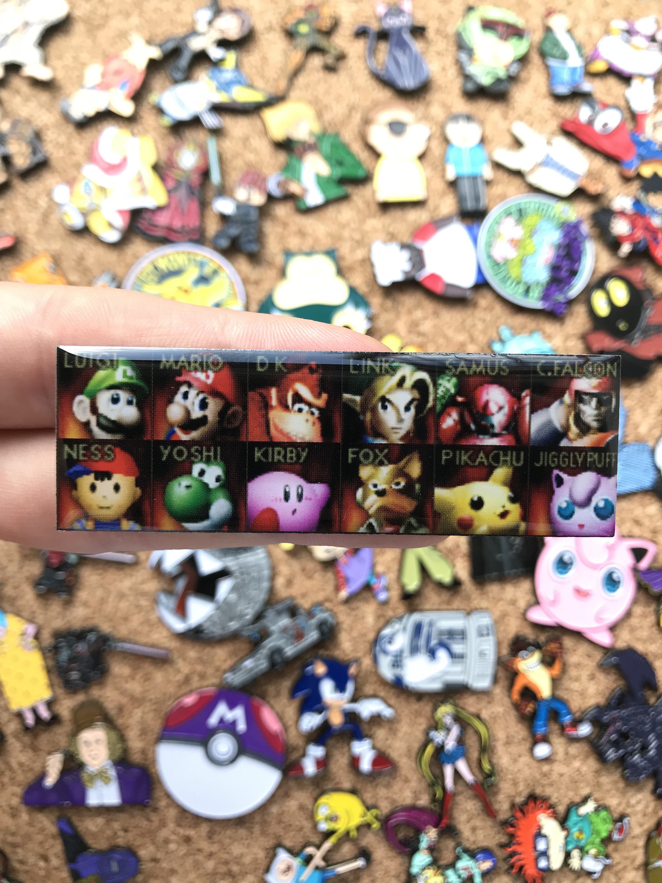 Super Smash Bros N64 Roster Custom Enamel Pin Pins Pin | Etsy