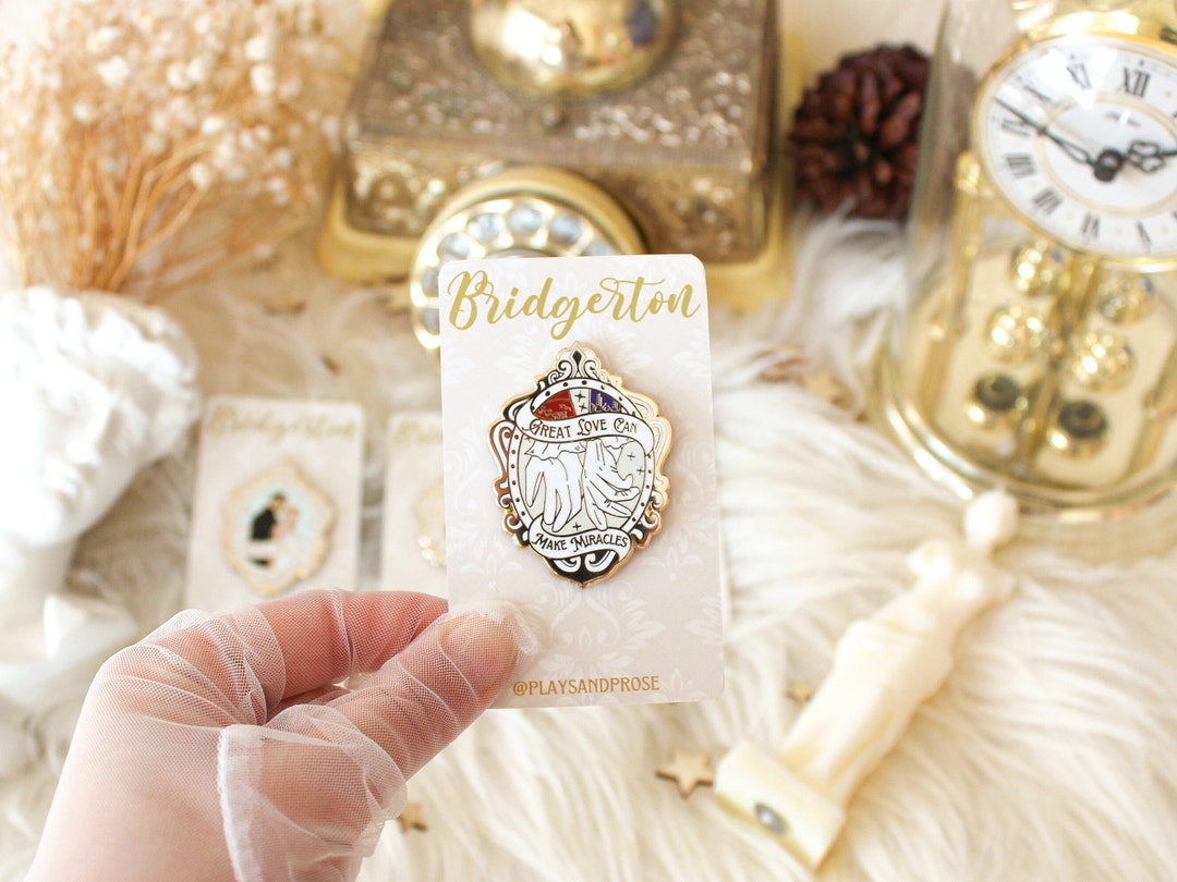 Brimsley and Reynolds Bookish Enamel Pin: 'bridgerton' Inspired, Queen ...