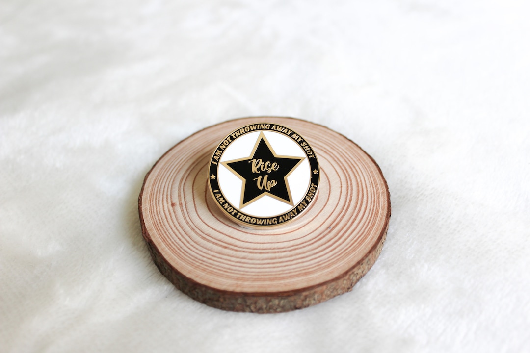 Hamilton 'rise Up' Enamel Pin, My Shot, Alexander Hamilton, Hamilton ...