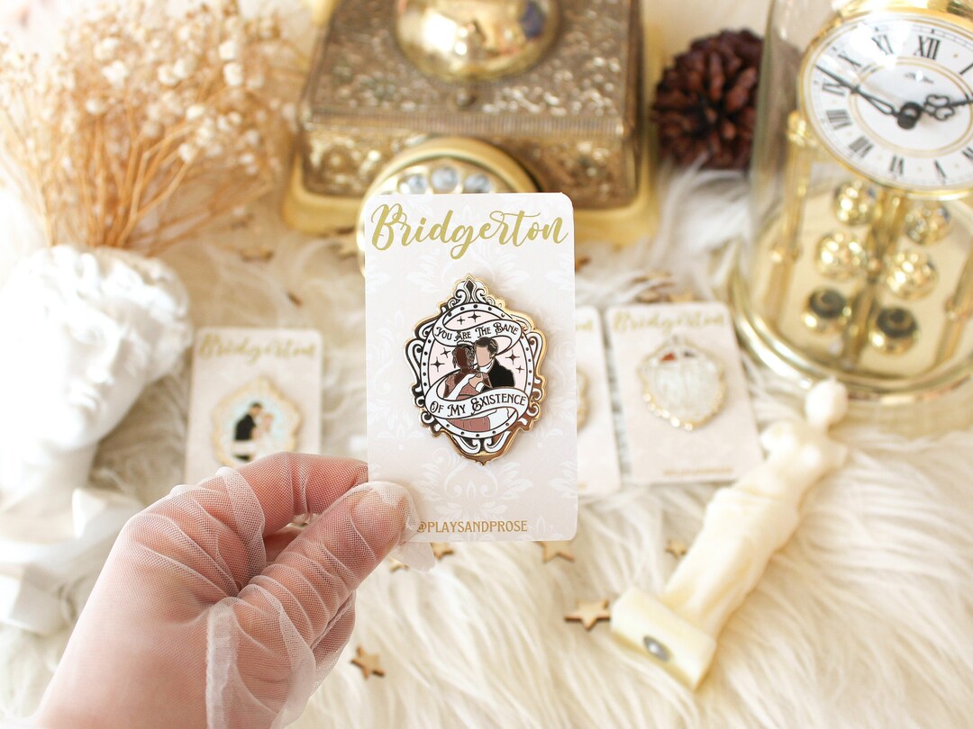 Anthony Bridgerton & Kate Sharma Bookish Émail Pin: 'Bridgerton ...
