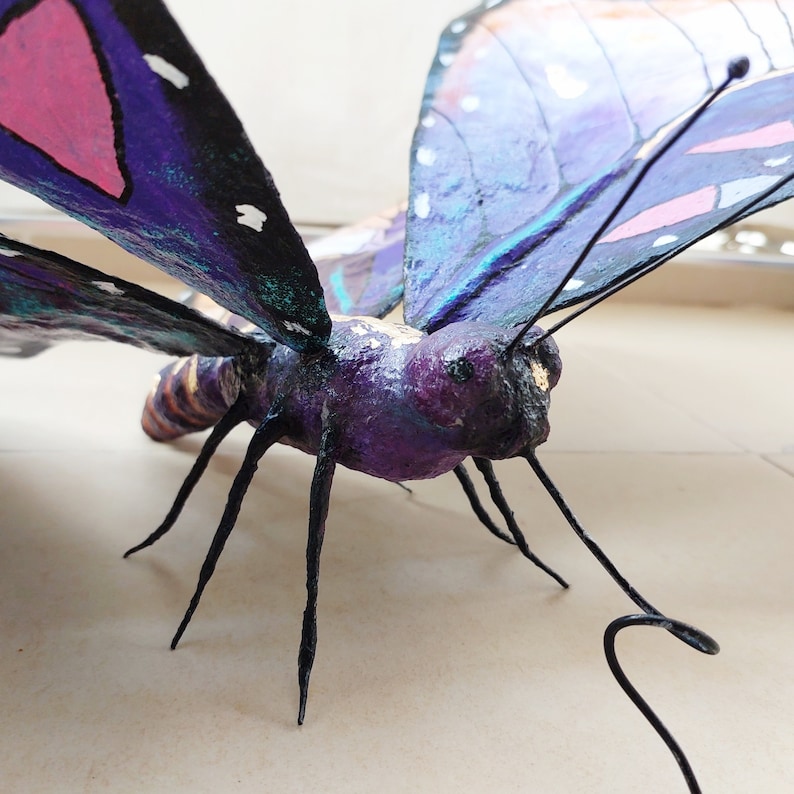 Monarch Butterfly Tutorial, Easy Family Paper Craft, Paper Mache ...