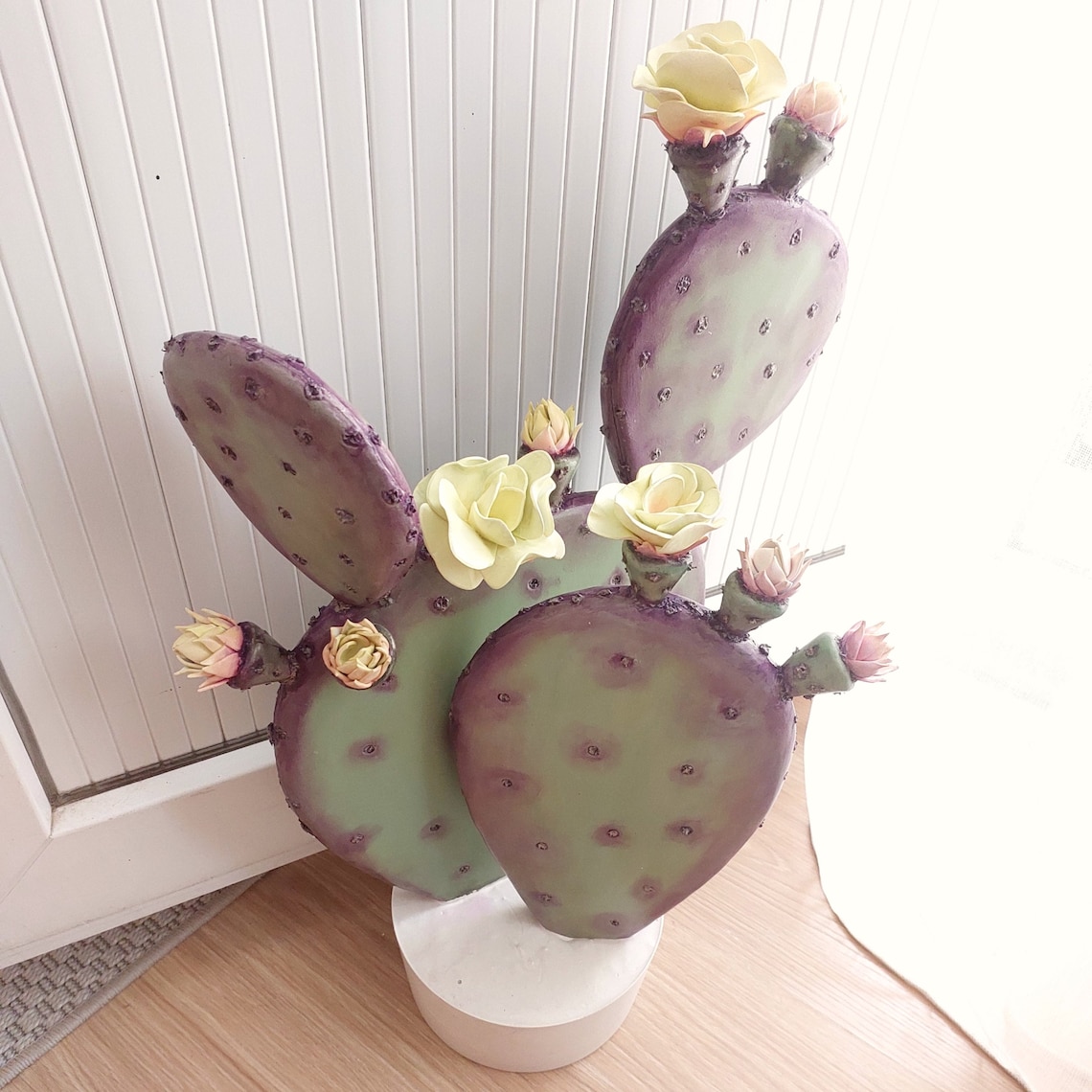 Cactus Sculpture Tutorial Cacti Figurine PDF Pattern Cactus Door ...