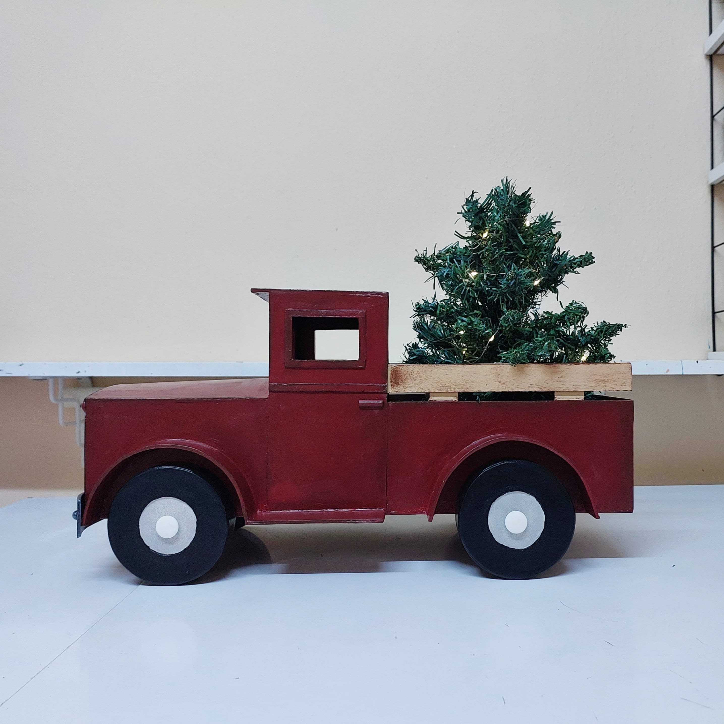 Christmas Truck Video Tutorial PDF Patter Red Truck Christmas - Etsy