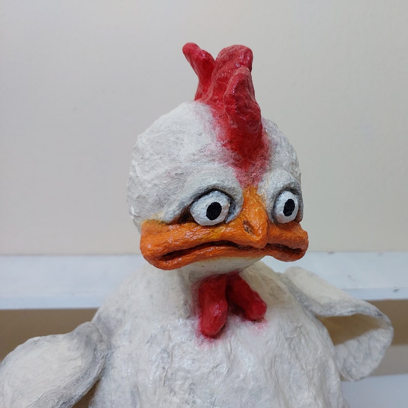 Funny Chicken Figurine Video Tutorial Making Chicken Sculpture Home ...
