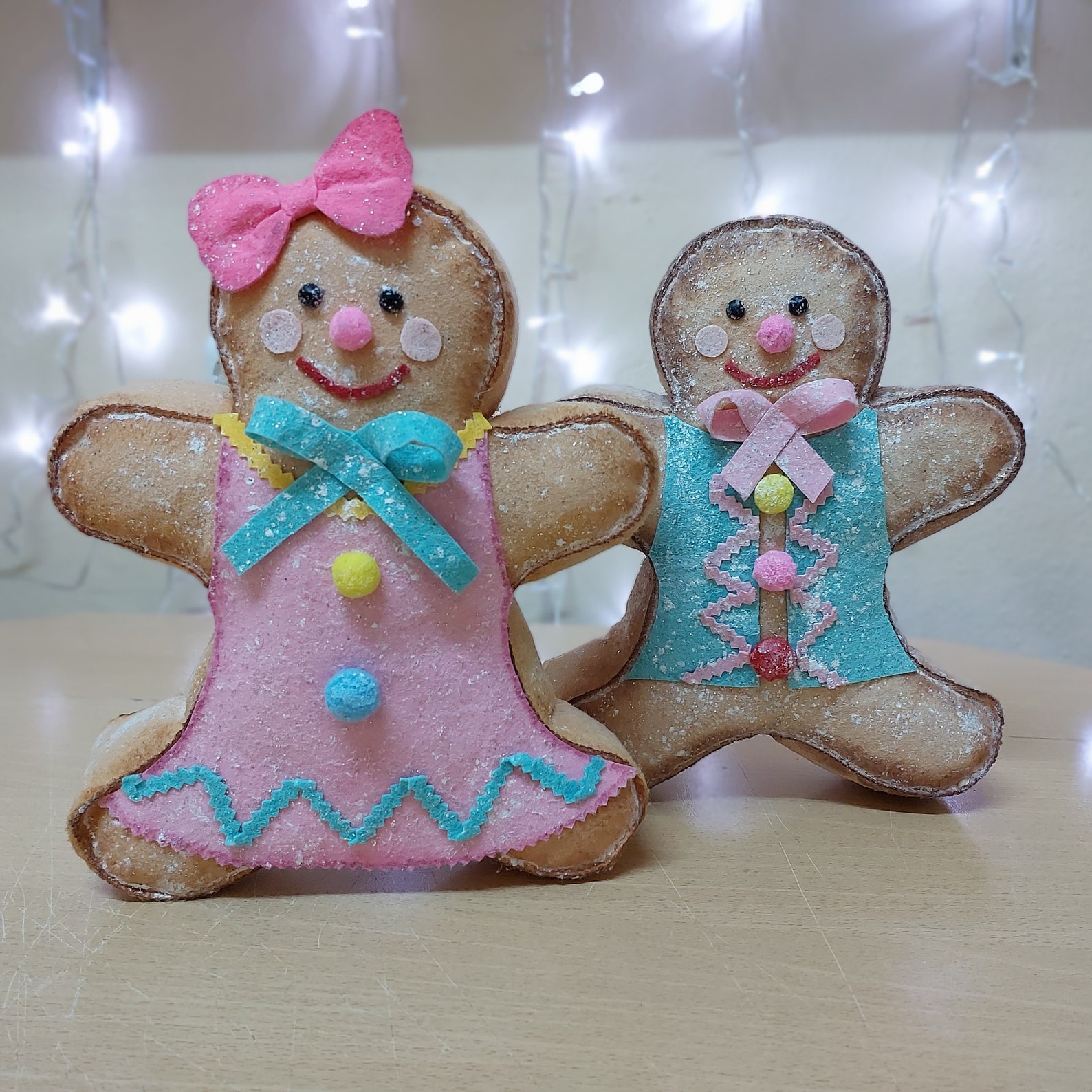 Felt Gingerbread Man PDF Pattern Video Tutorial Christmas - Etsy