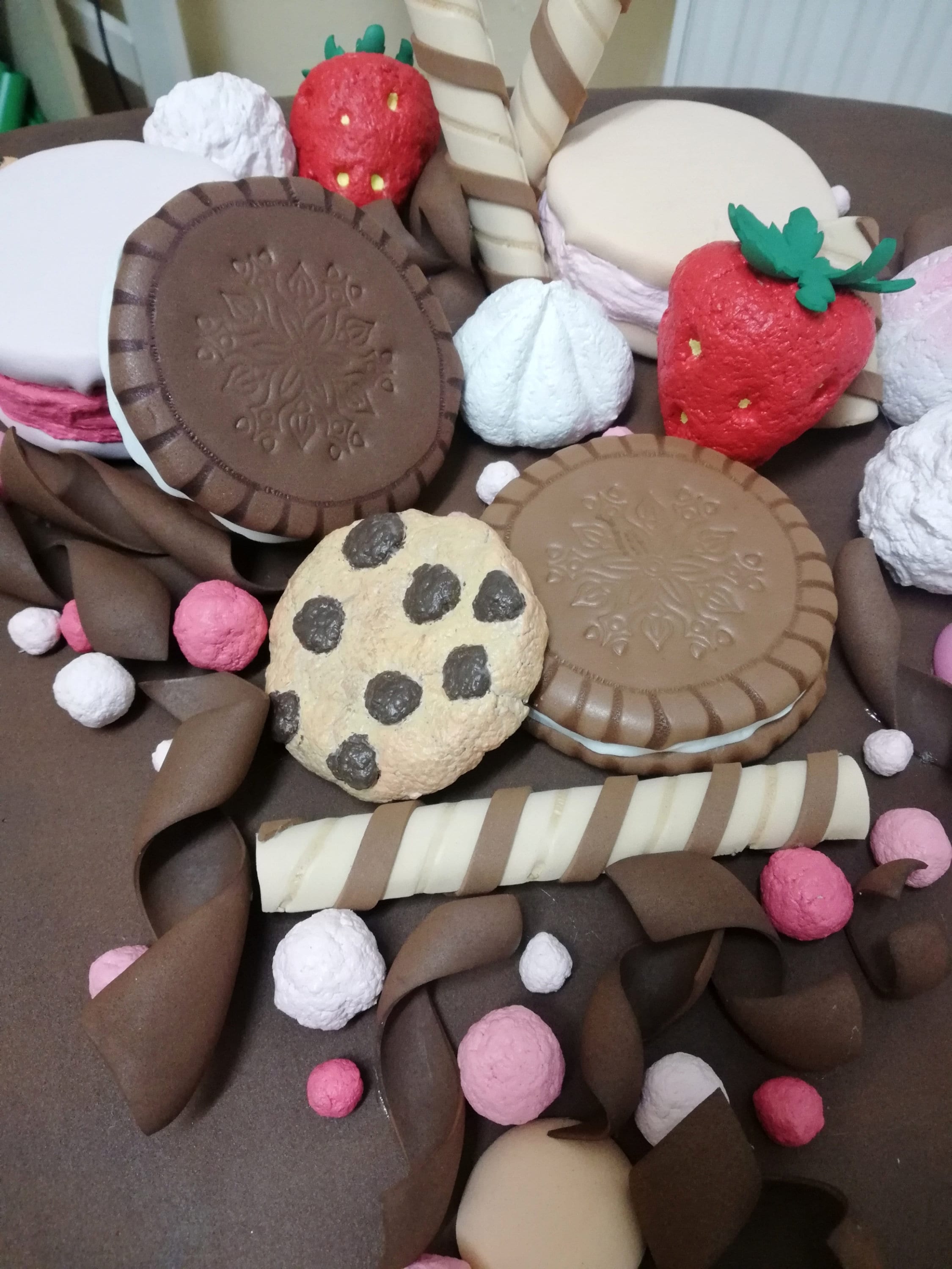 26 Giant Faux Cake Prop Food Model Oversize Sweets Faux Cake Decoration ...