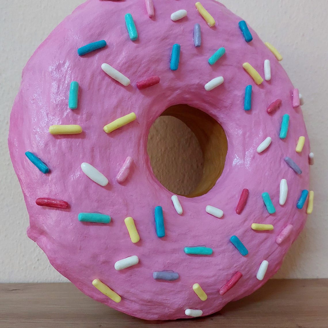 12 " Large Fake Donut, Ceiling Hanging Faux Food, Giant Doughtnut, Art ...