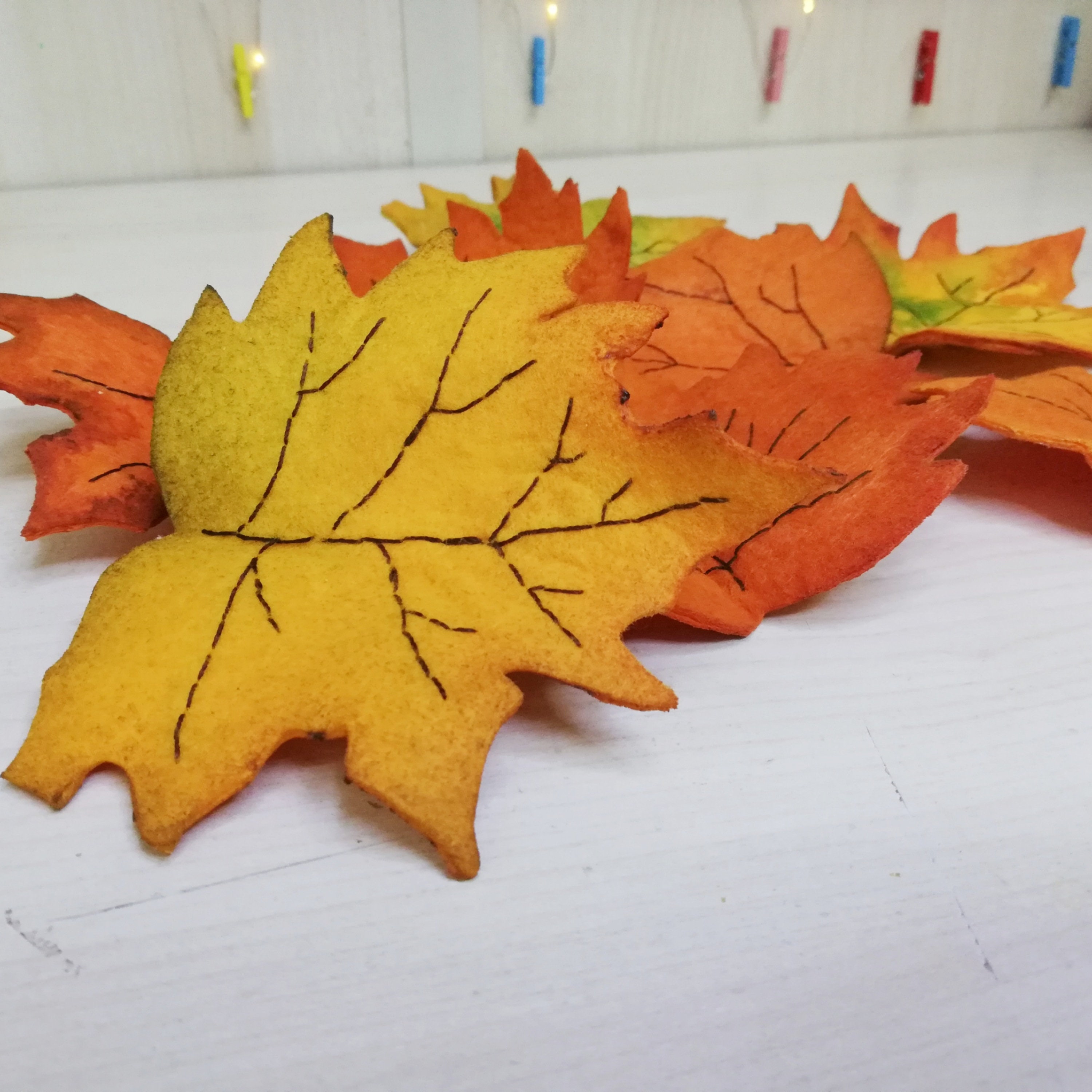 Felt Maple Leaves PDF Pattern, Fall Maple Leaves, Not Felted Leaves ...