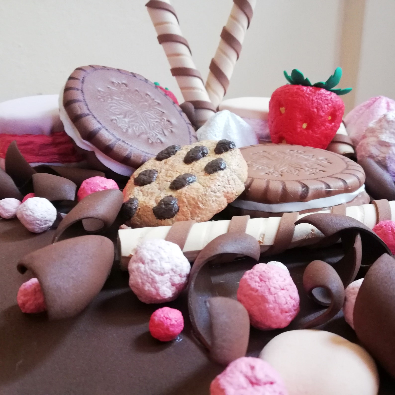 26 Giant Faux Cake Prop Food Model Oversize Sweets Faux Cake Decoration ...