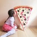 Giant Cardboard Pizza Slice DIY Tutorial, Family Paper Craft (PDF ...