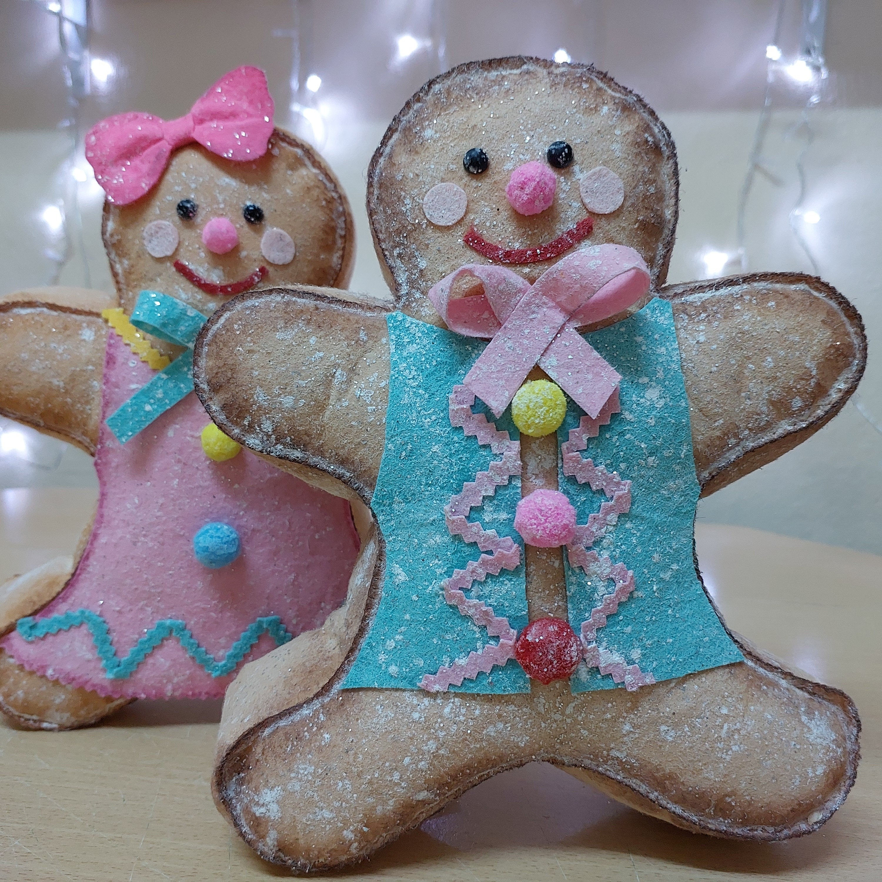 Felt Gingerbread Man PDF Pattern Video Tutorial, Christmas Home ...