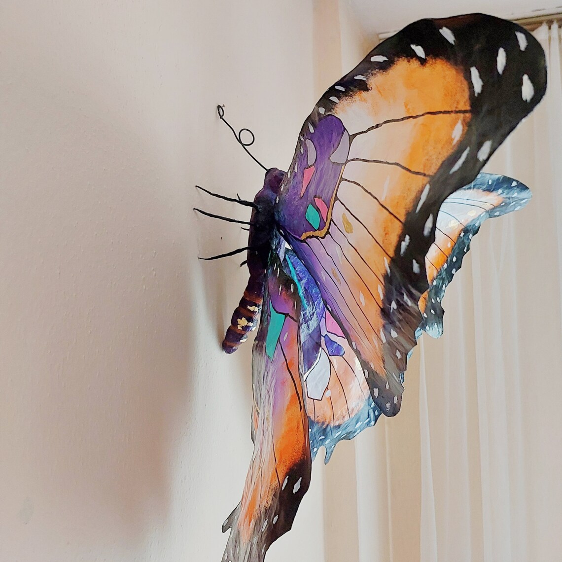 Monarch Butterfly Tutorial, Easy Family Paper Craft, Paper Mache ...