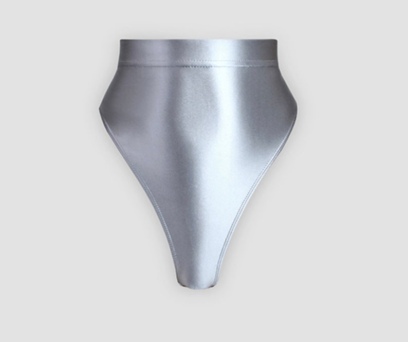 Satin Silk Shiny Lycra GLOSSY OPAQUE Sexy Yoga Gymnastic T Thong ...
