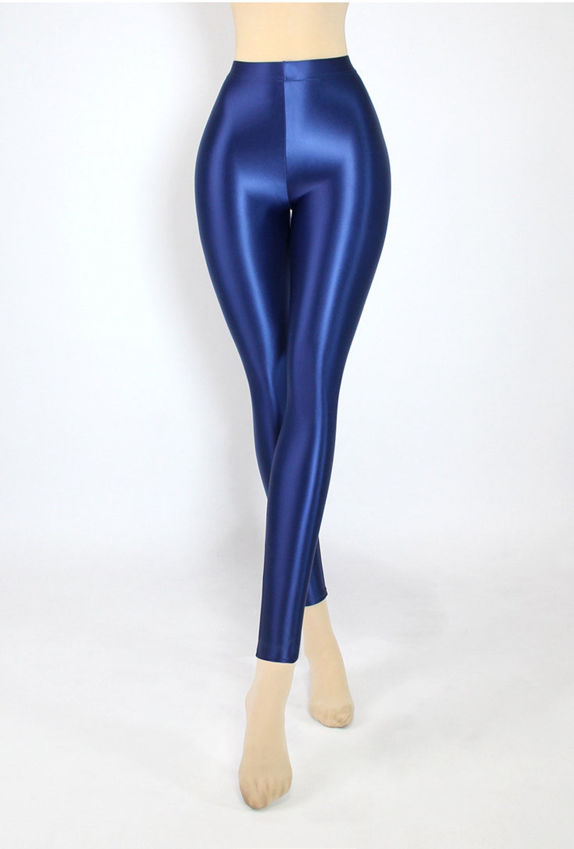 Satin Glänzende Lycra Glossy Opak Pantyhose Shiny Wet Look Etsy